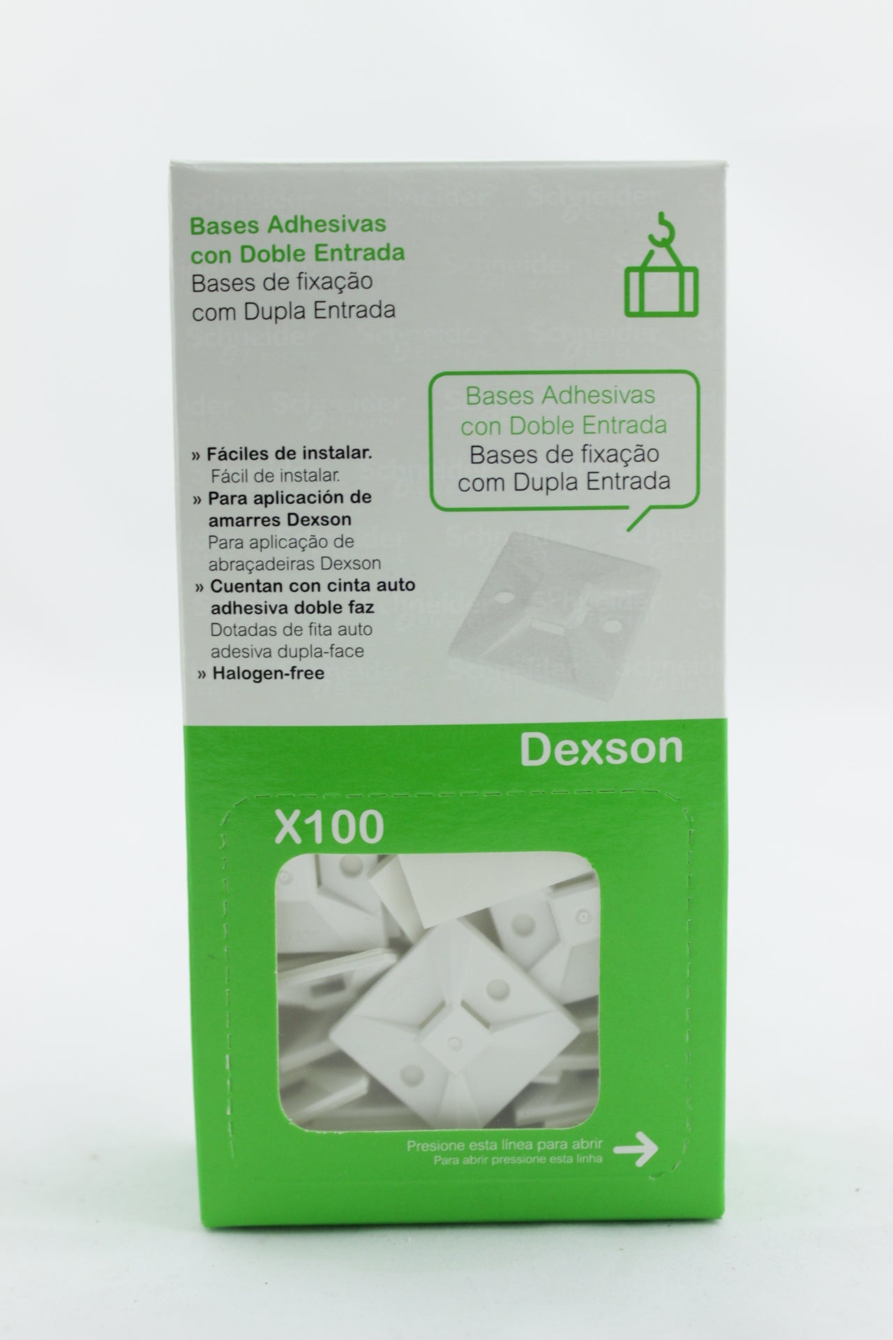 BASES ADHESIVAS BLANCO X UND – La Tienda del Eléctrico.com