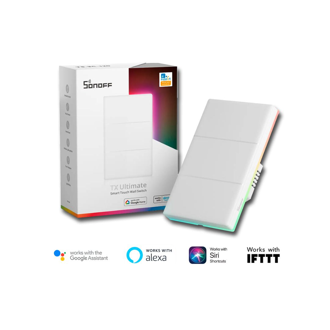 SONOFF INTERRUPTOR TRIPLE T5-3C – La Tienda del Eléctrico.com